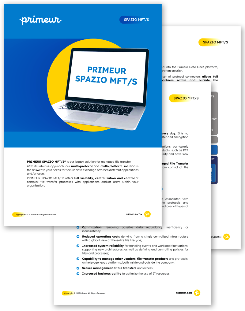 Spazio - Managed File Transfer Software | Primeur